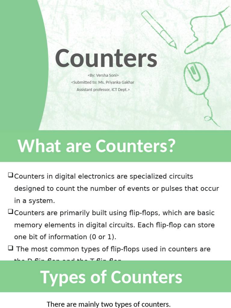 Counters | PDF | Digital Electronics | Computing