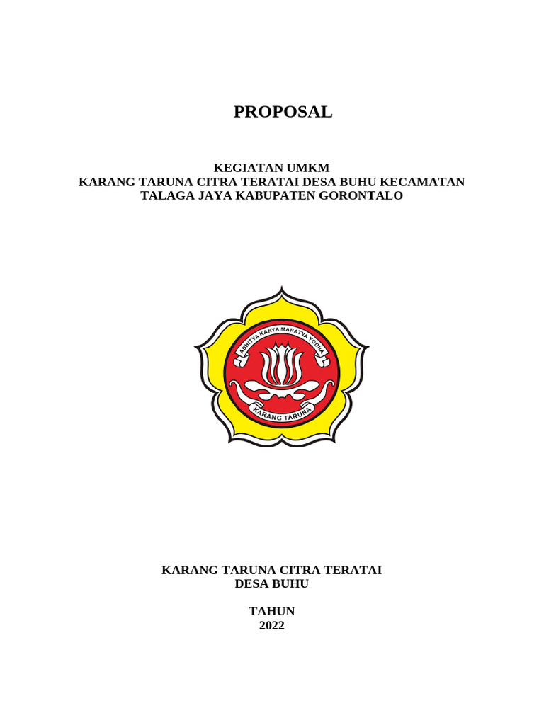Proposal Umkm | PDF