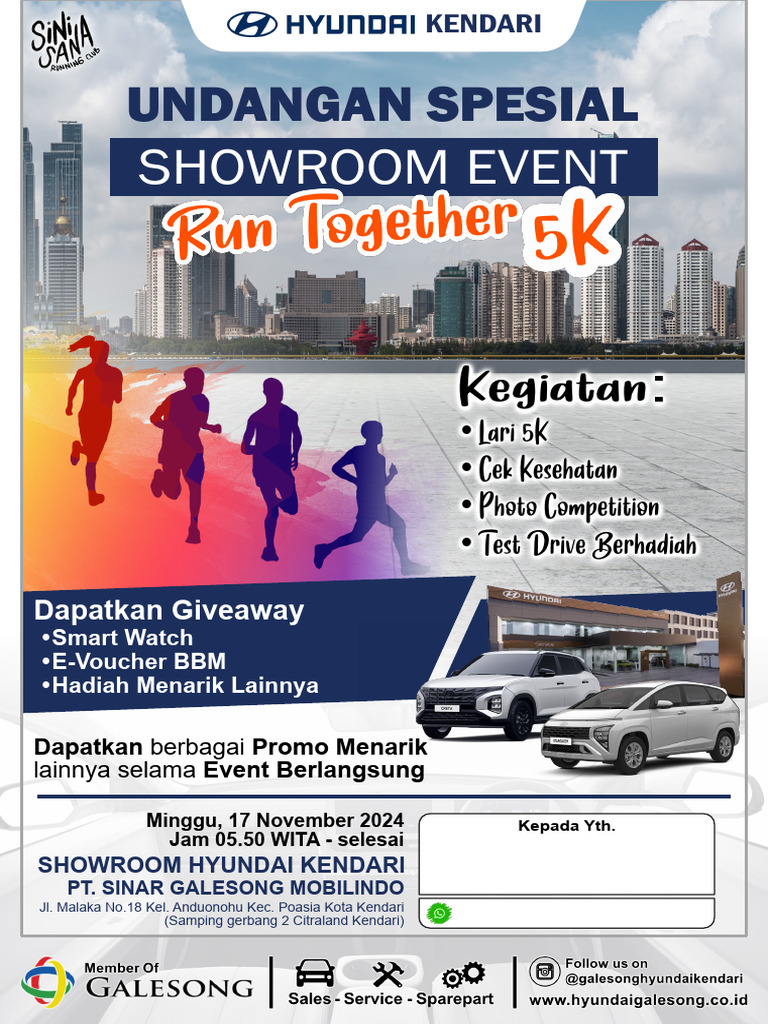 UNDANGAN RUN TOGETHER | PDF