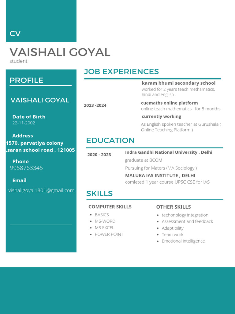 Vaishali Goyall | PDF