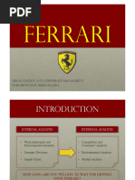 Ferrari Organizational Chart 2023 | PDF