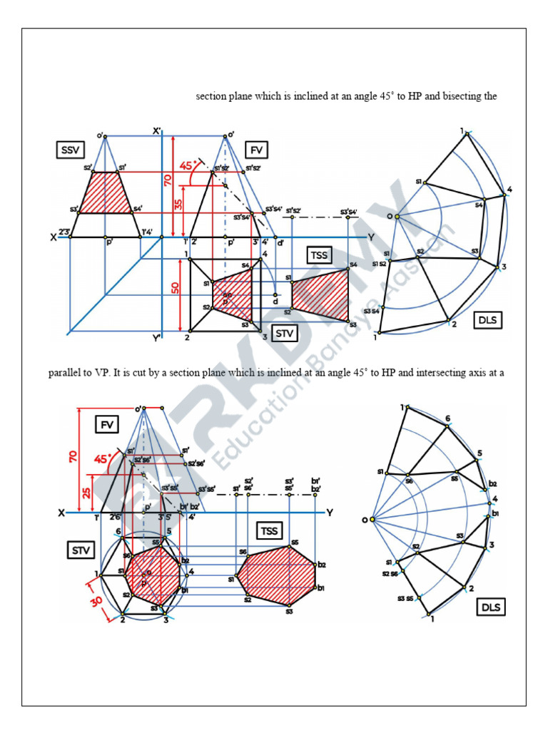 Section of Solids_98b49b07 Bad6 40c1 a69c b74e654bc738 | PDF | Euclidean Plane Geometry ...