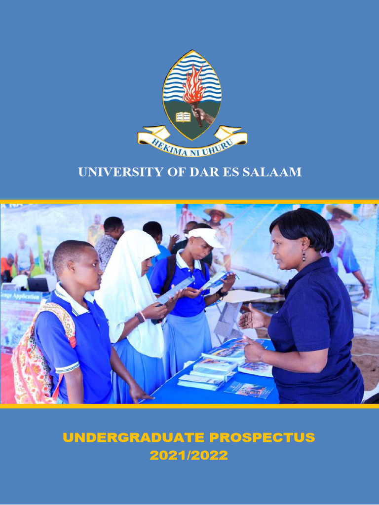 UDSM Undergraduate Prospectus 2021/22 | PDF | Libraries
