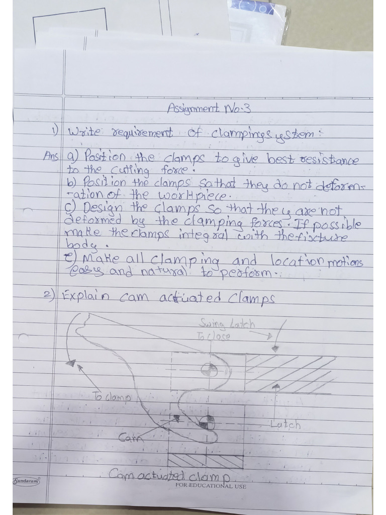 Design of Jigs & Fixtures assignment 3 | PDF