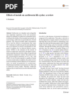 Earthworm Acute Toxicity Testing Guide | PDF | Soil | Solvent