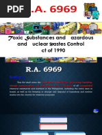RA 6969 Chemical Regulations Update | PDF | Chemical Substances | Mixture