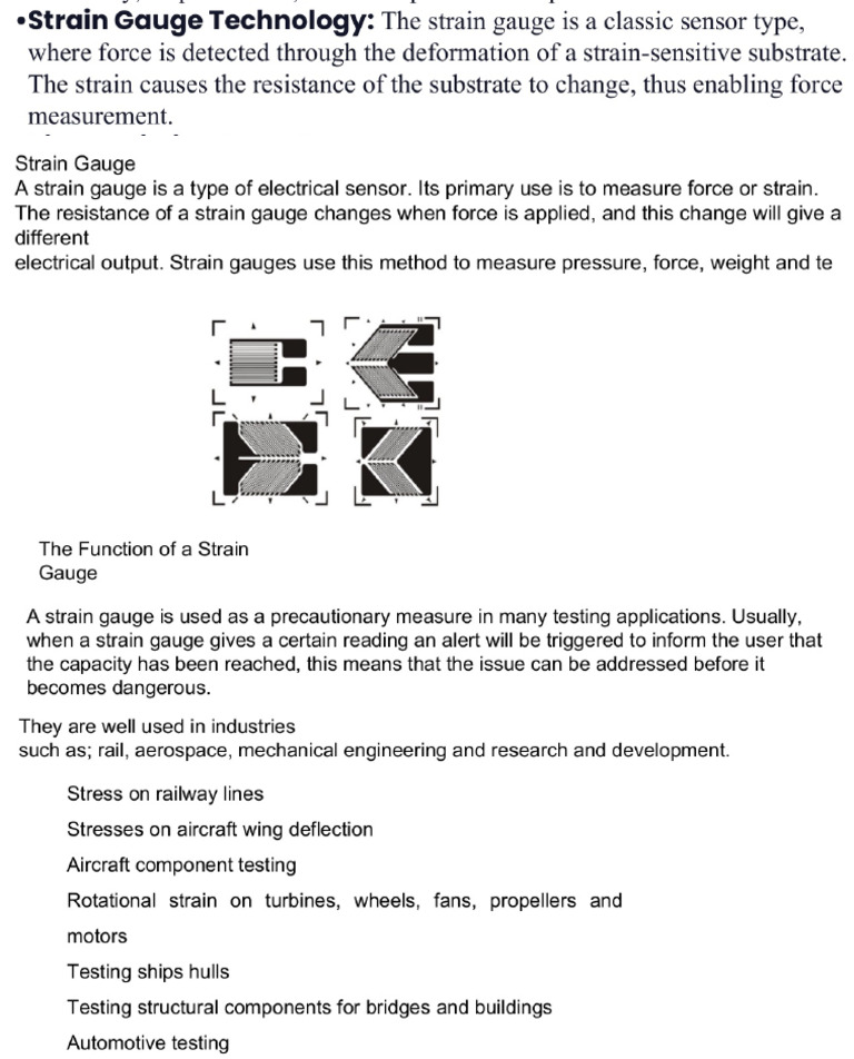 Strain Guage | PDF