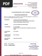 Property Valuation Certificate Format | PDF | Real Estate Appraisal | Economies