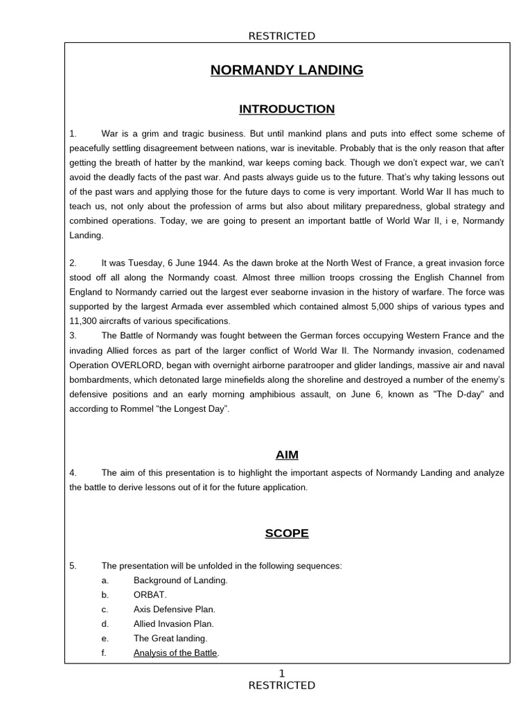 Normandy Landing Final 46 | PDF | Normandy Landings | Operation Overlord