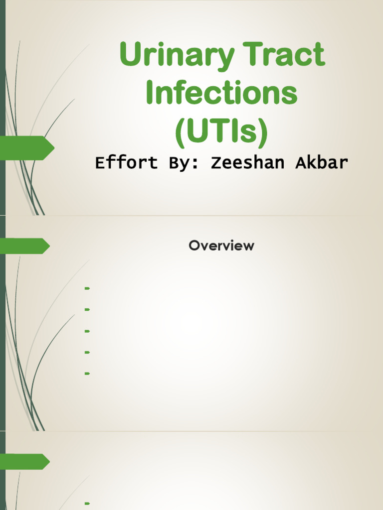 Uti | PDF | Urinary Tract Infection | Infection