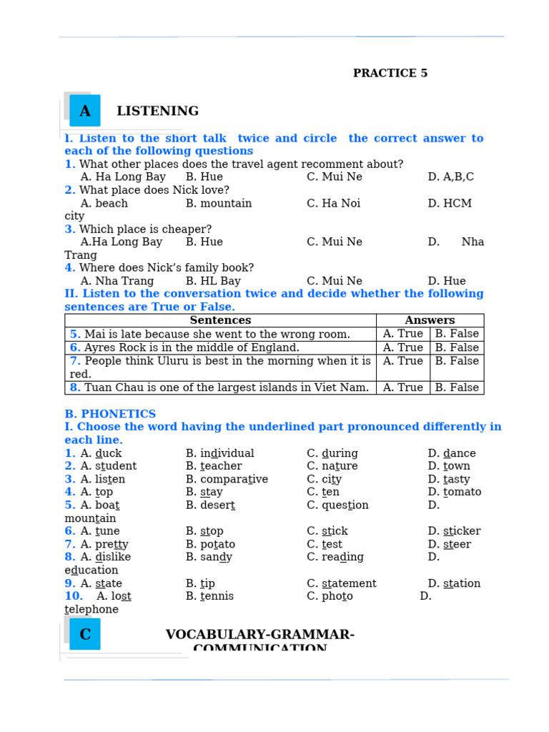 PRACTICE 5 (1) | PDF | Earth Sciences