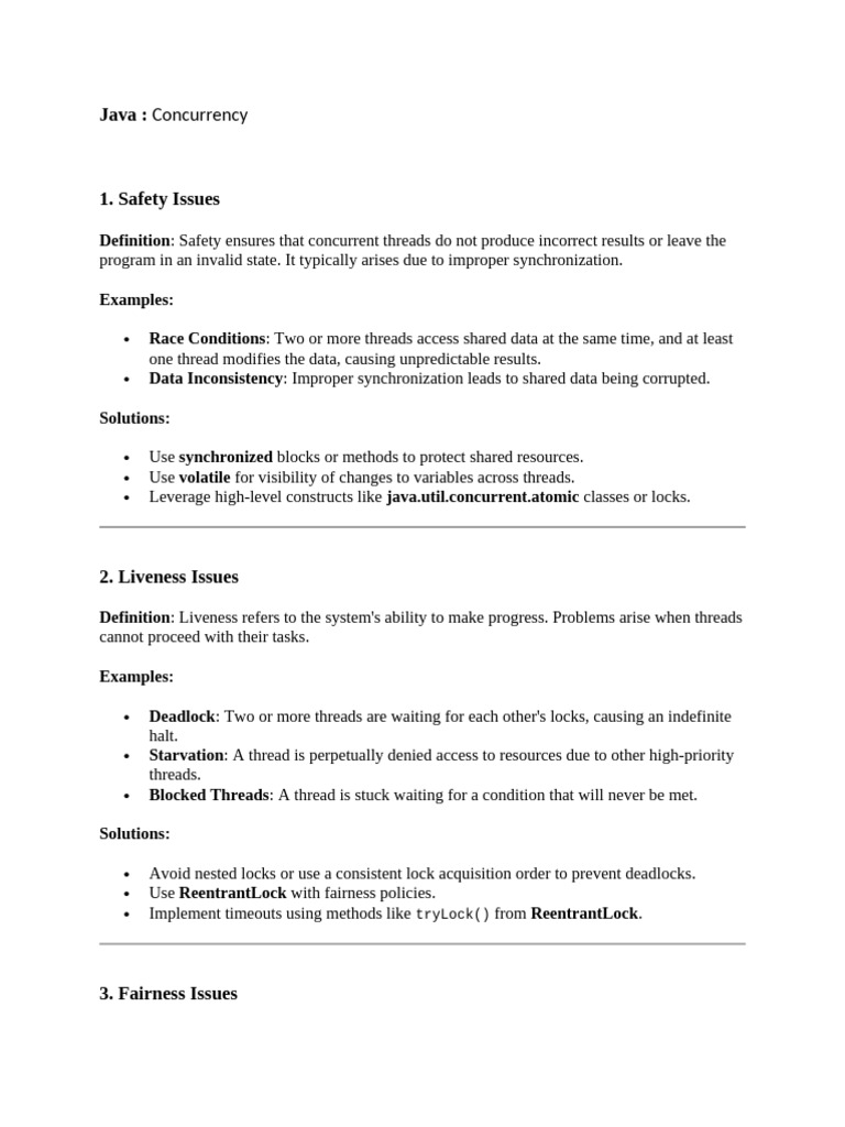 Java Concurrency | PDF | Thread (Computing) | Computer Programming Java Concurrency | PDF | Thread (Computing) | Computer Programming