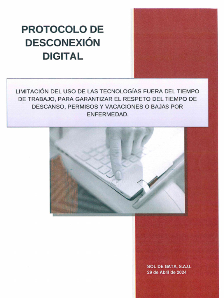 Ejemplo2 Protocolo Desconexion Digital | PDF