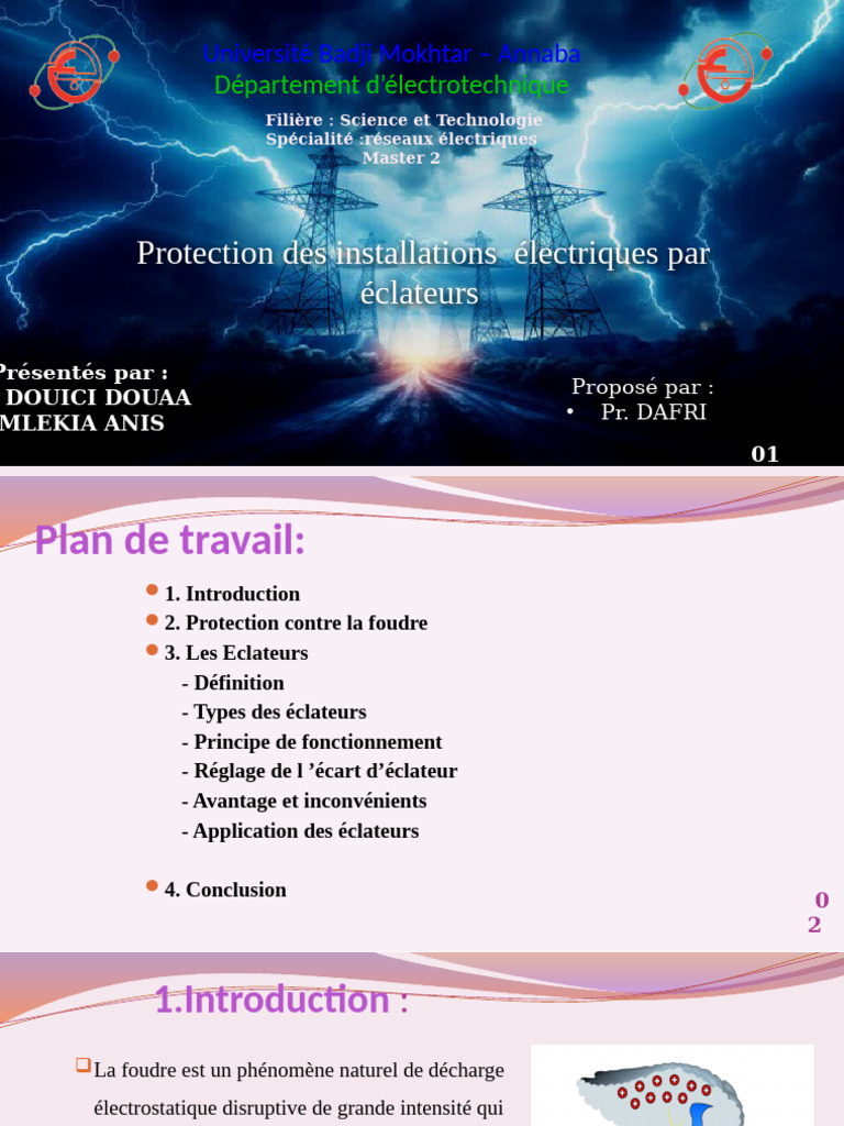 Protections Des Installations Électriques Par Éclateurs | PDF | Énergie électrique | Biens ...