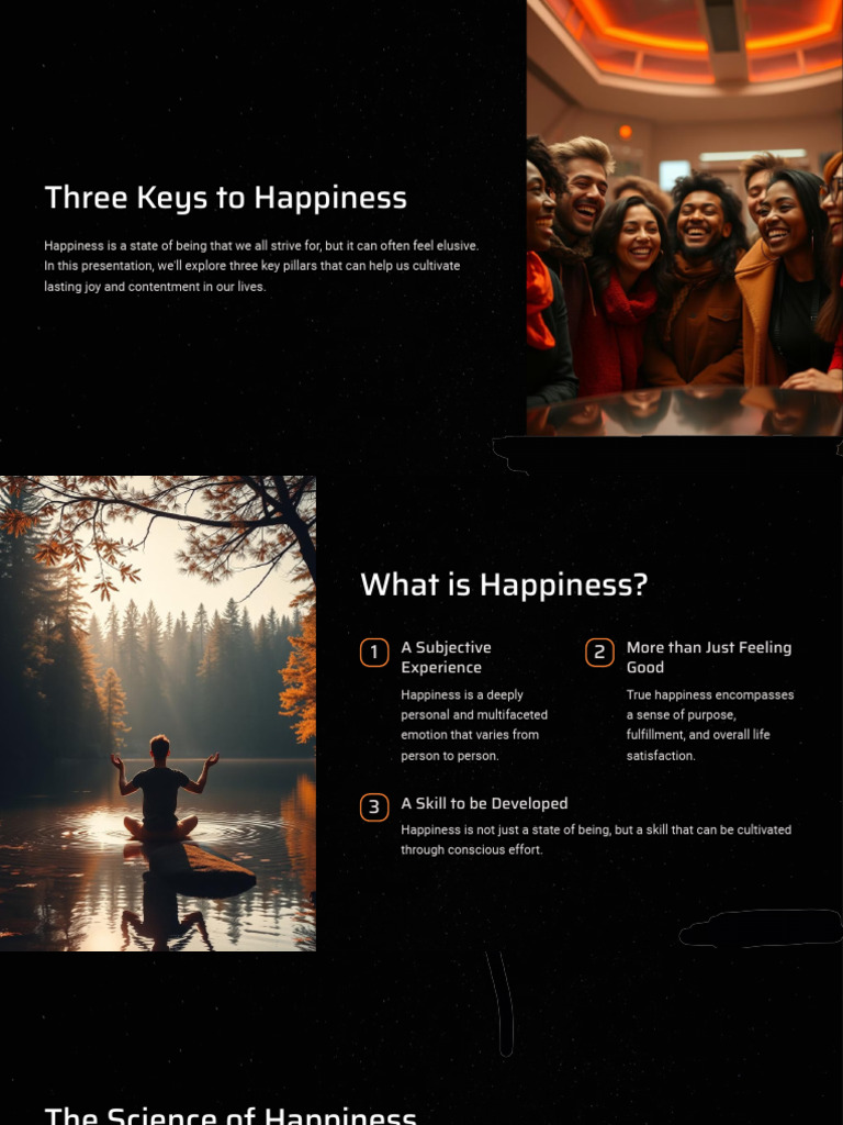 Three Keys to Lasting Happiness | PDF | Happiness | Contentment