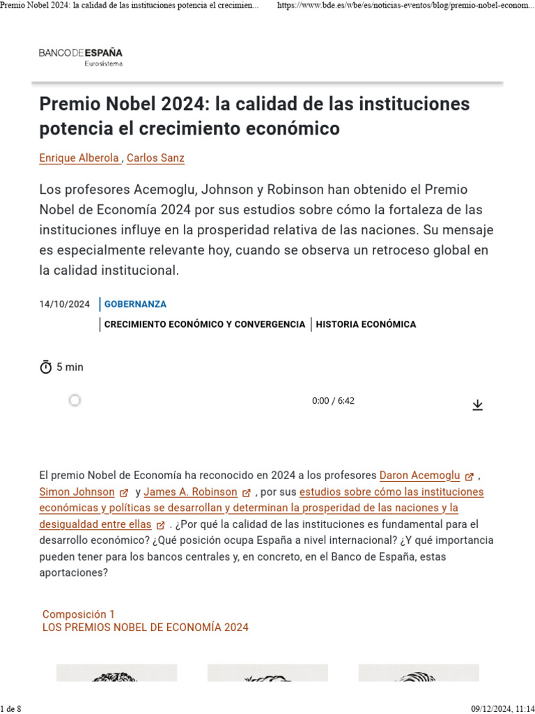 Texto 14. Acemoglu-Johnson-Robinson | PDF | Institución | Sociedad