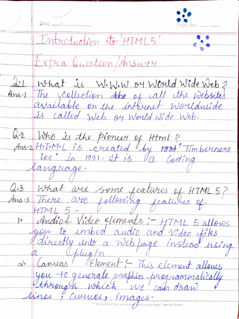 CH 5 INTRO TO HTML5 | PDF | Html | Web Standards