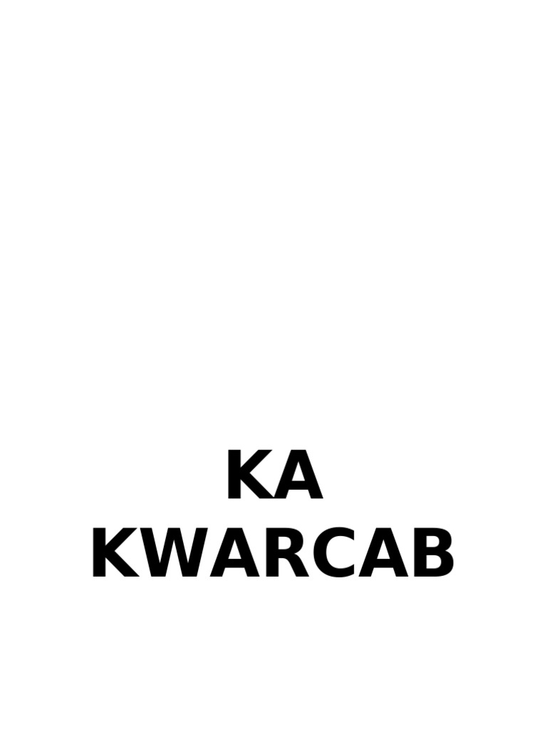Struktur Organisasi Kwarcab KA | PDF