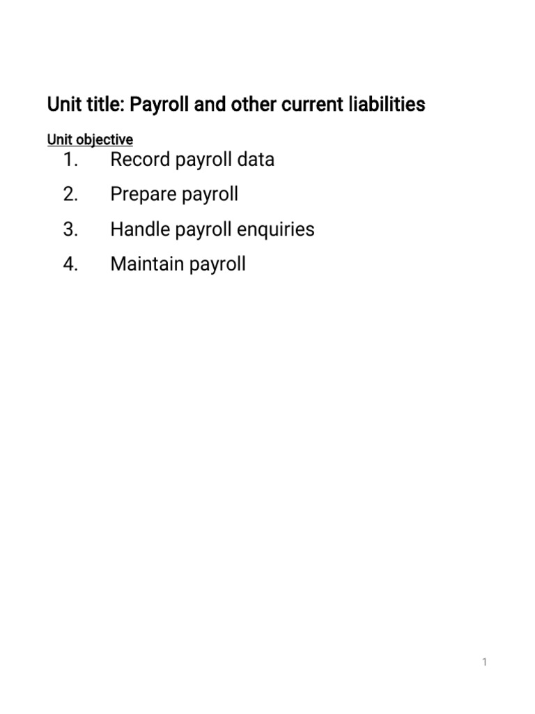 Payroll Accounting Essentials Explained | PDF