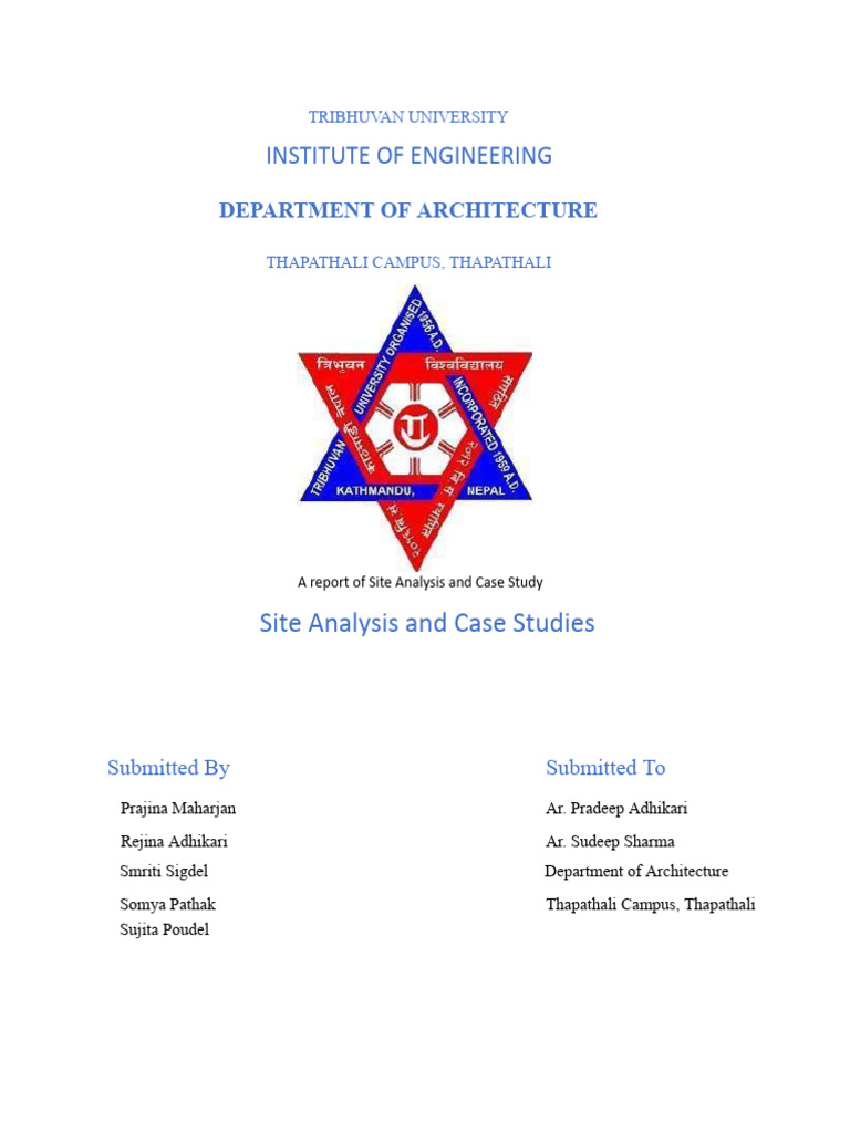 Report on Site studies | PDF