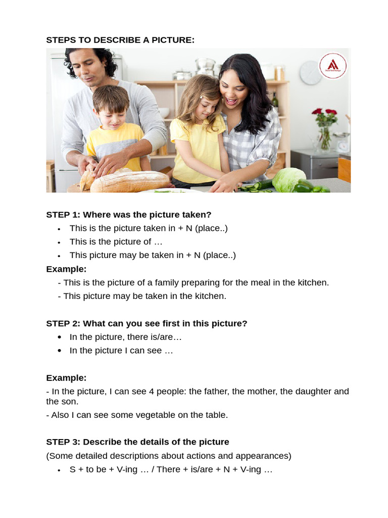 How to Describe a Picture | PDF
