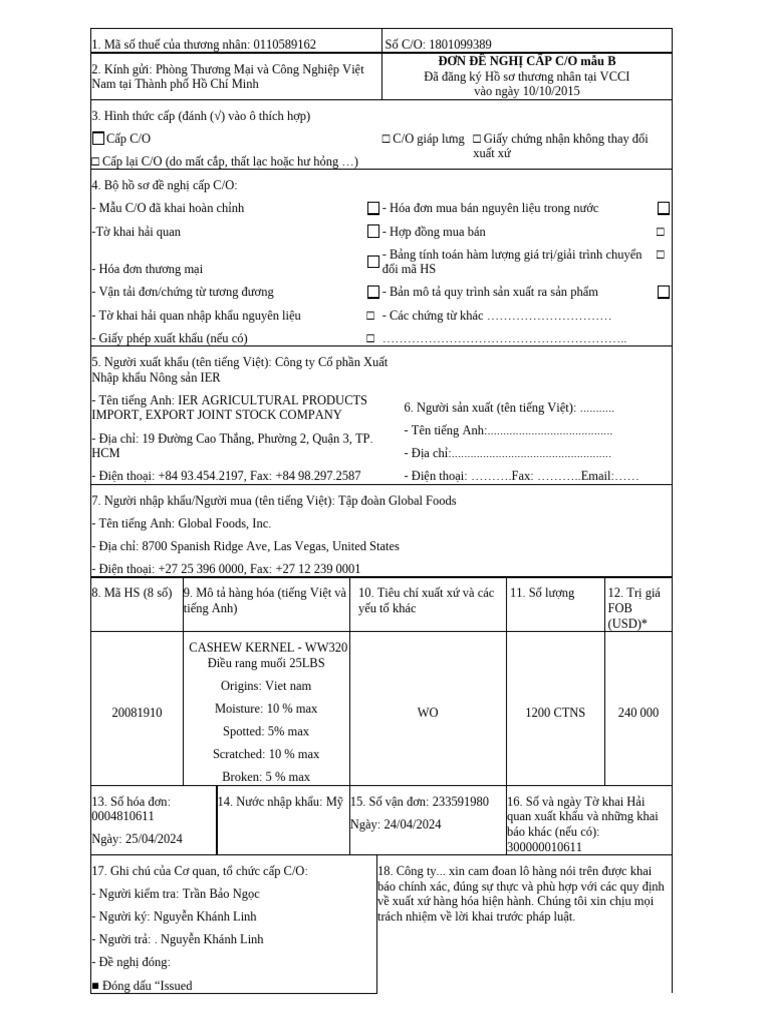 Don de Nghi Cap CO Mau So 04 ND 31 | PDF