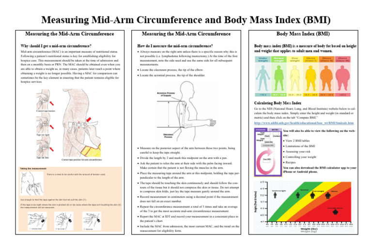 Hospice Arm Circumference and BMI | PDF | Body Mass Index