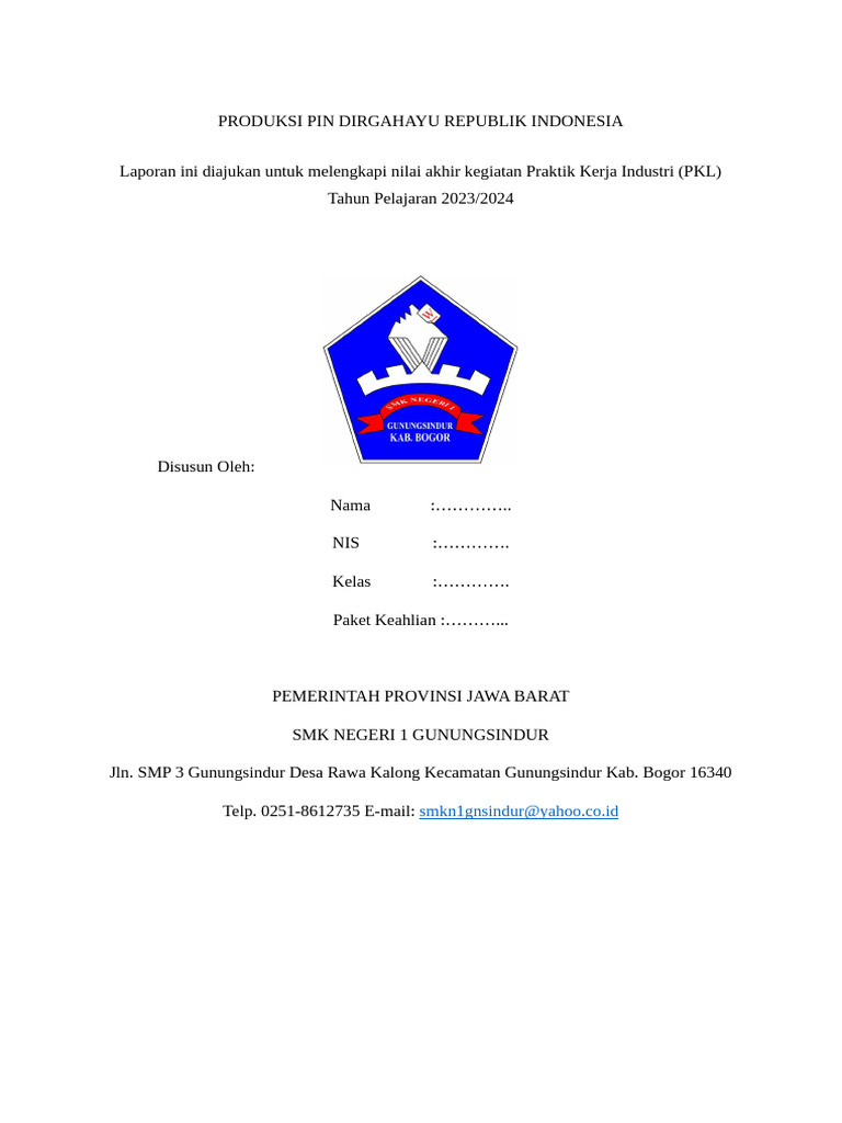 Laporan Prakerin MP | PDF