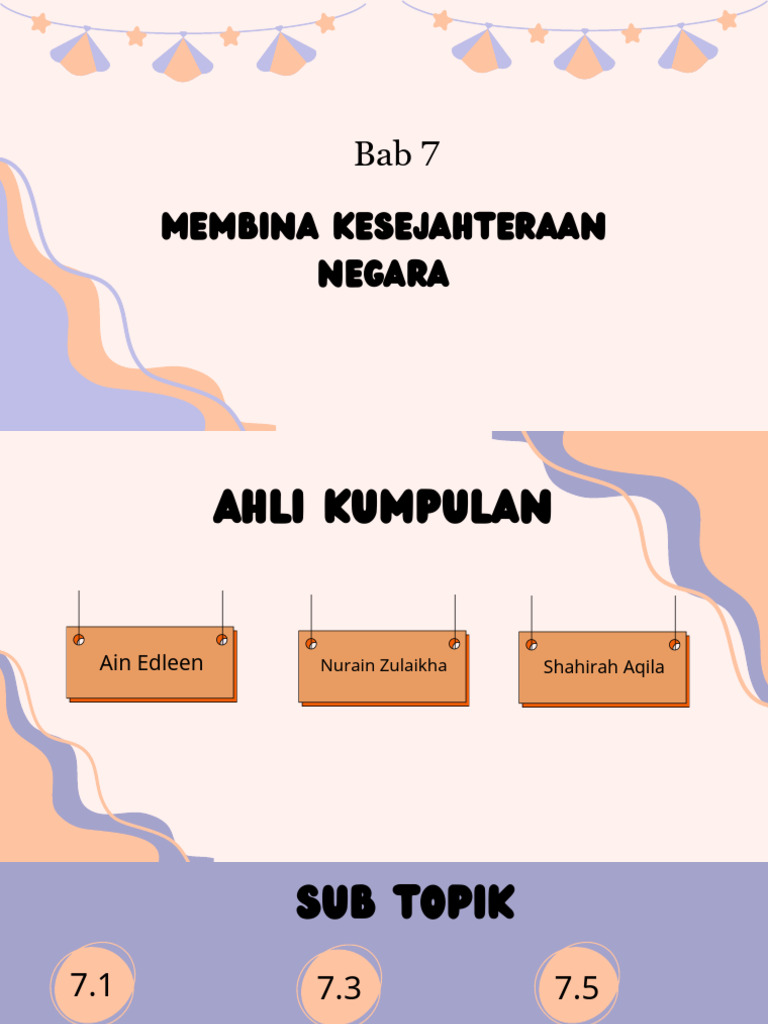 Sej Ting 5 Bab 7 | PDF