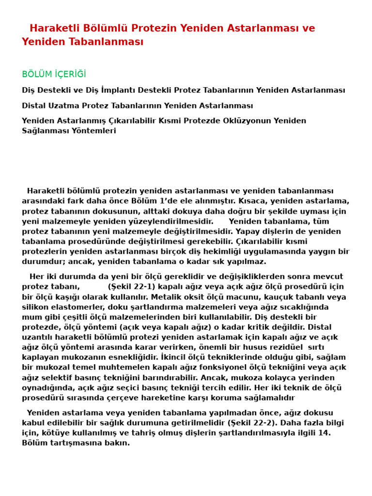 Protez Odev | PDF