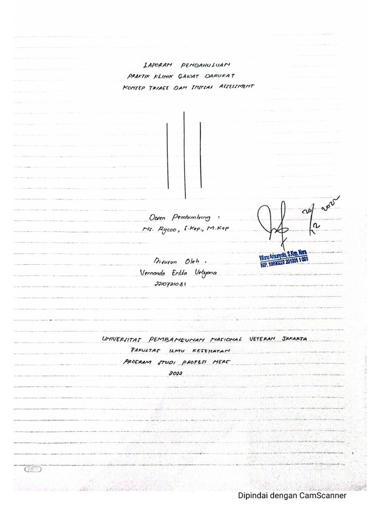 LP - Tugas IGD - KONSEP TRIAGE DAN INITAL ASSESSMENT | PDF