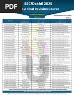 Aarambh Batch Time Table Overview | PDF | Part Of Speech | Human Communication