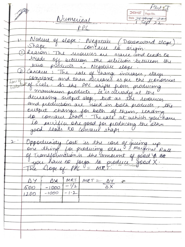 eco numerical solved | PDF