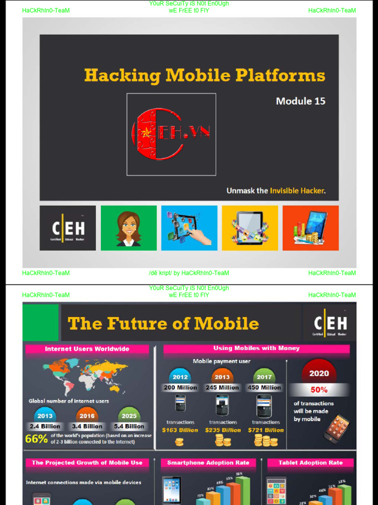 Hacking Mobile Platforms (1) | PDF