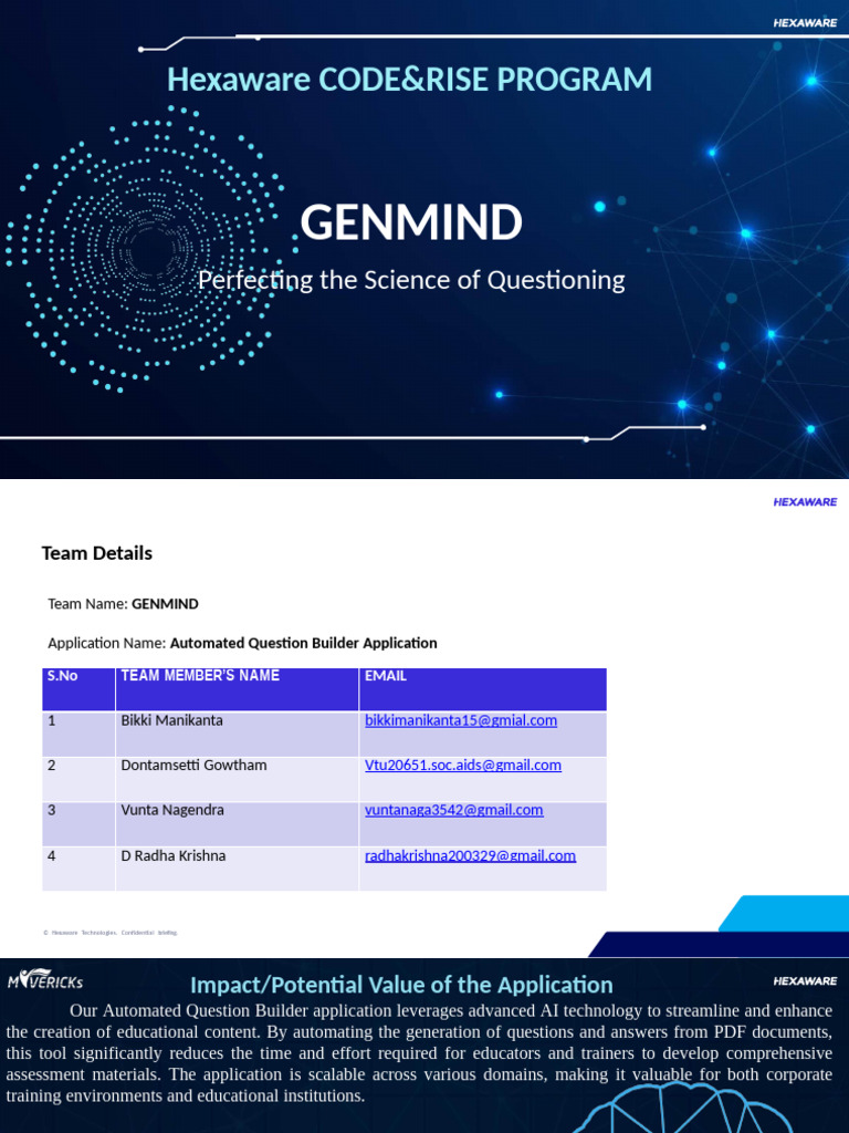 GENMIND (1) Compressed | PDF | Artificial Intelligence | Intelligence (AI) & Semantics