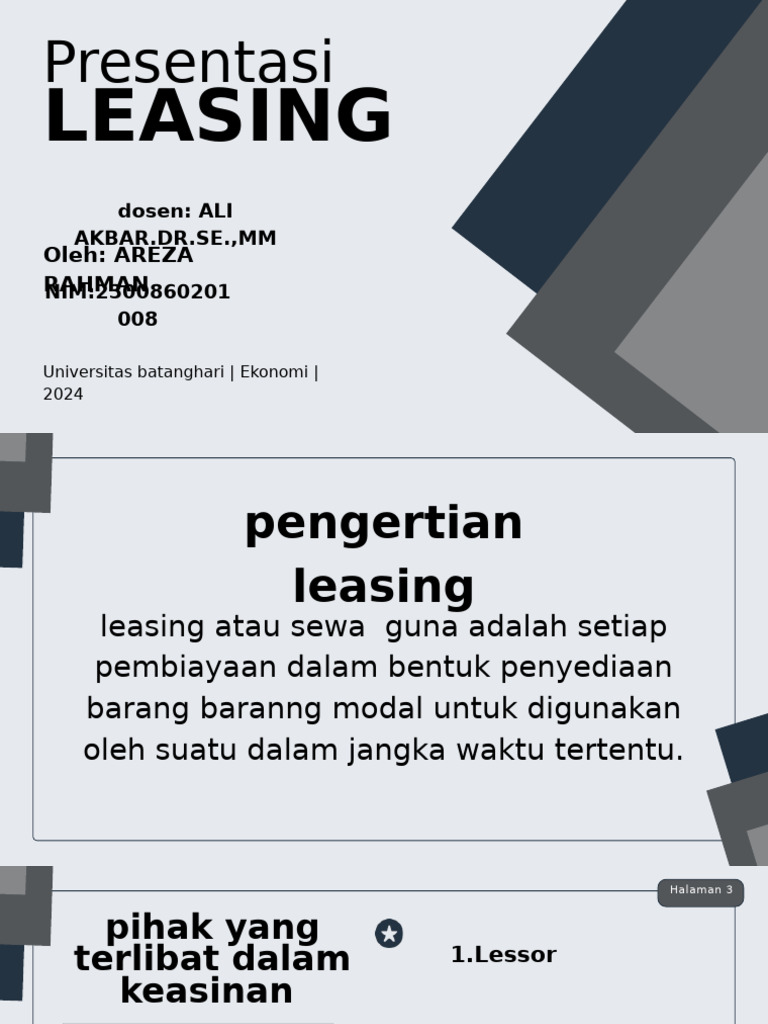 Leasing | PDF