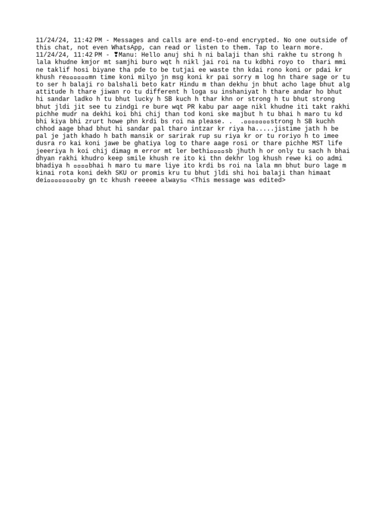 WhatsApp Chat With Anuj Bhaiya | PDF