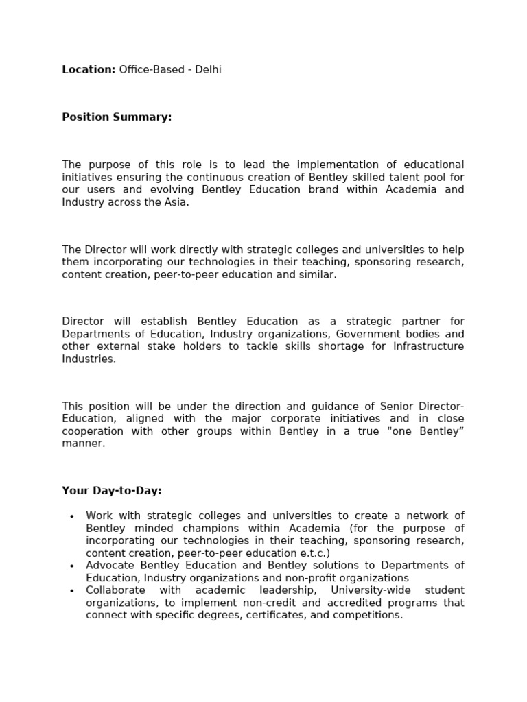 director- education | PDF