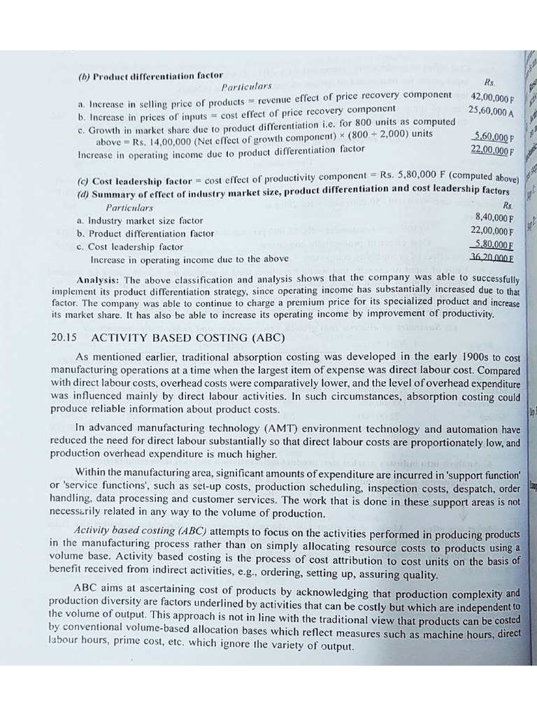 Activity Based Costing | PDF