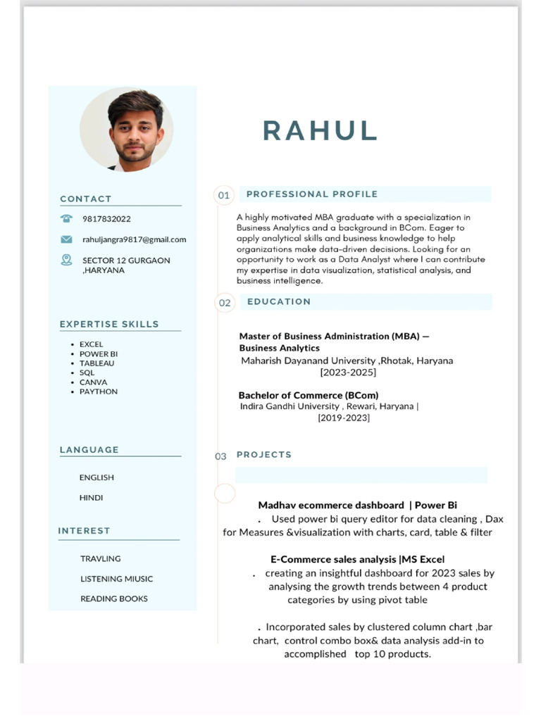 rahul resume | PDF