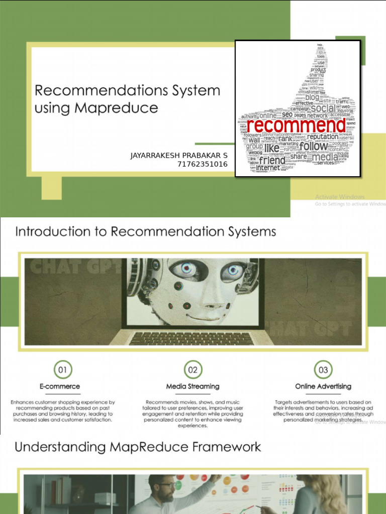 Recommendations System Using Mapreduce | PDF