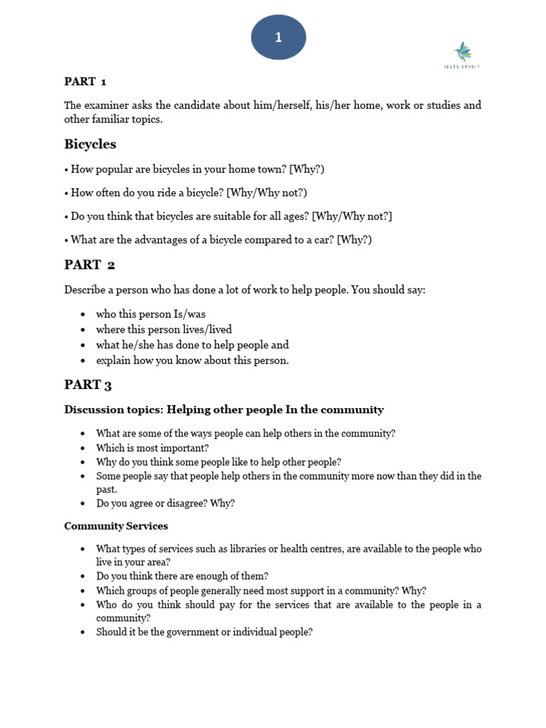 IELTS Speaking Topics and Questions Guide | PDF | Consumerism ...