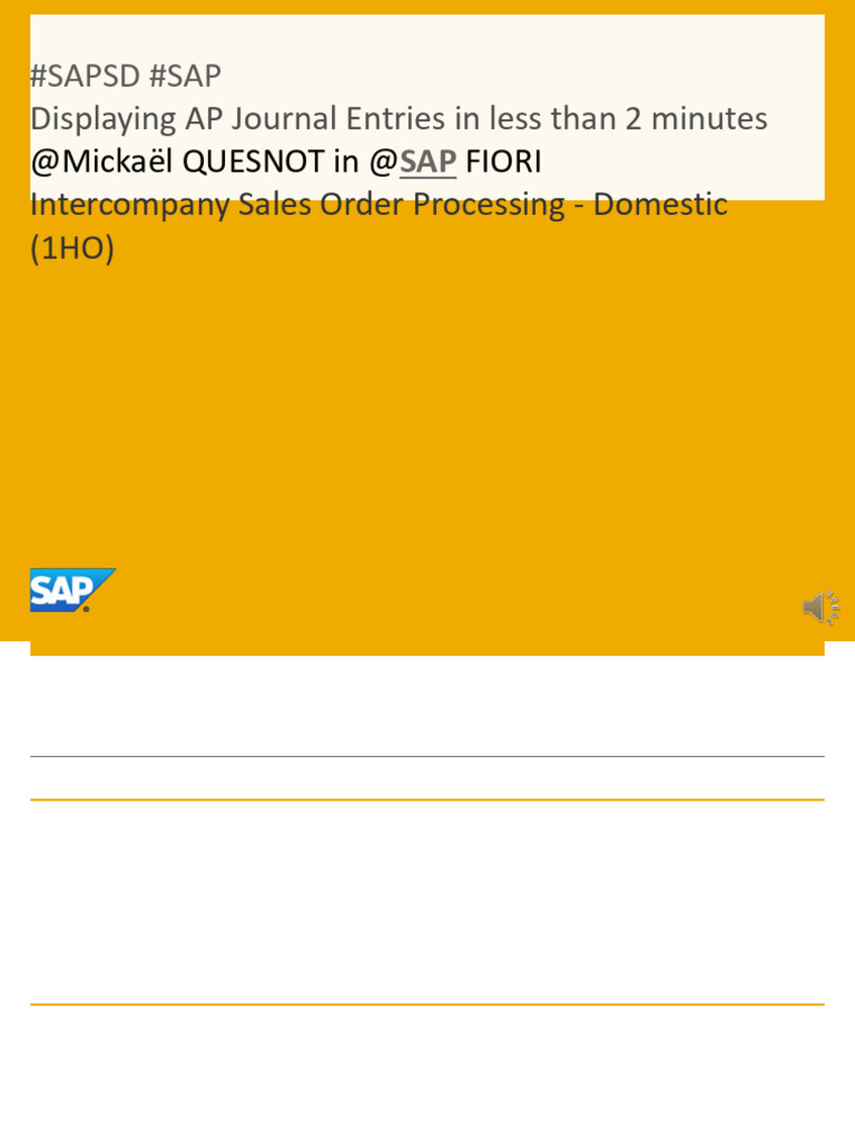 GU_SAP S4 HANA CLOUD_Displaying AP Journal Entries.pptx | PDF | Accounts Payable | Computing