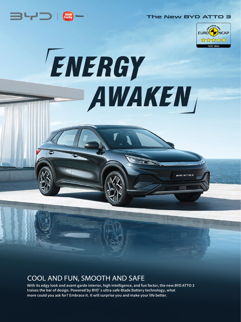 BYD ATTO 3 Brochure 9 - Sep - 2024 | PDF | Brake | Automotive Industry
