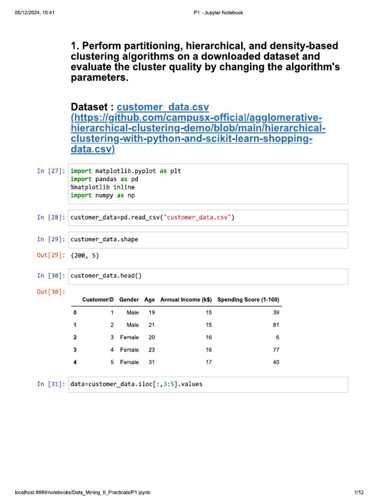 DM - Code File | PDF