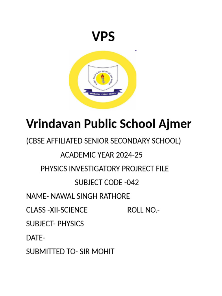Physics Front Page | PDF