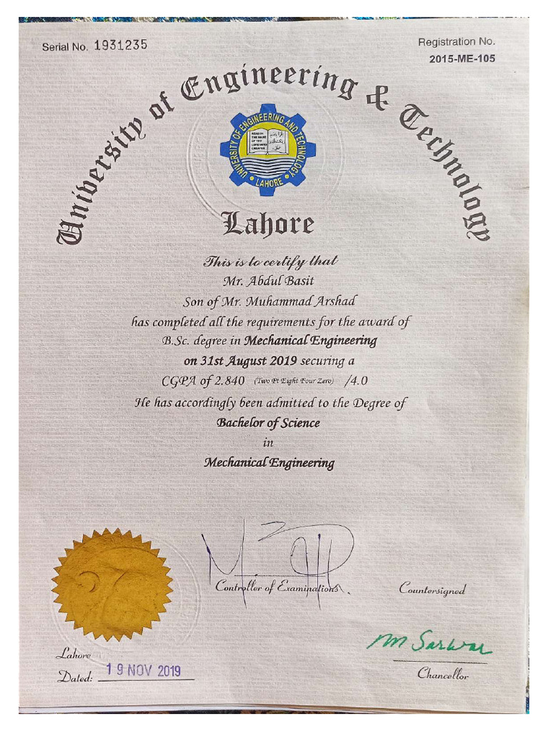 BSC Degree | PDF