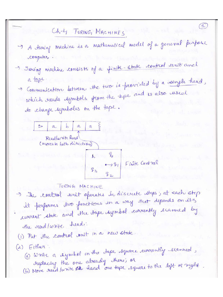 Turing Machine 4.1 | PDF