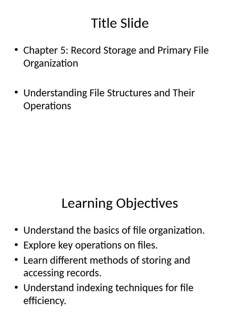 Chapter_5_File_Organization | PDF | Database Index | Computer Data Chapter_5_File_Organization | PDF | Database Index | Computer Data