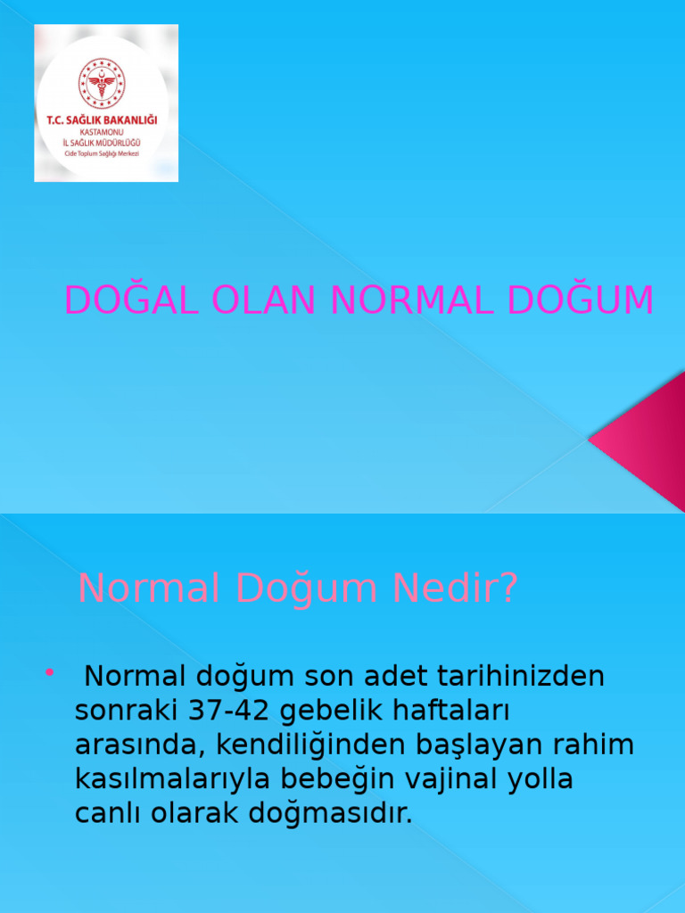 Doğal Olan Normal Doğum | PDF
